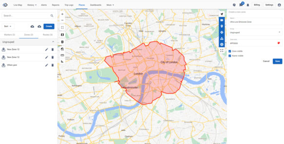 Information about Low Emission Zones in the UK for Fleet Managers