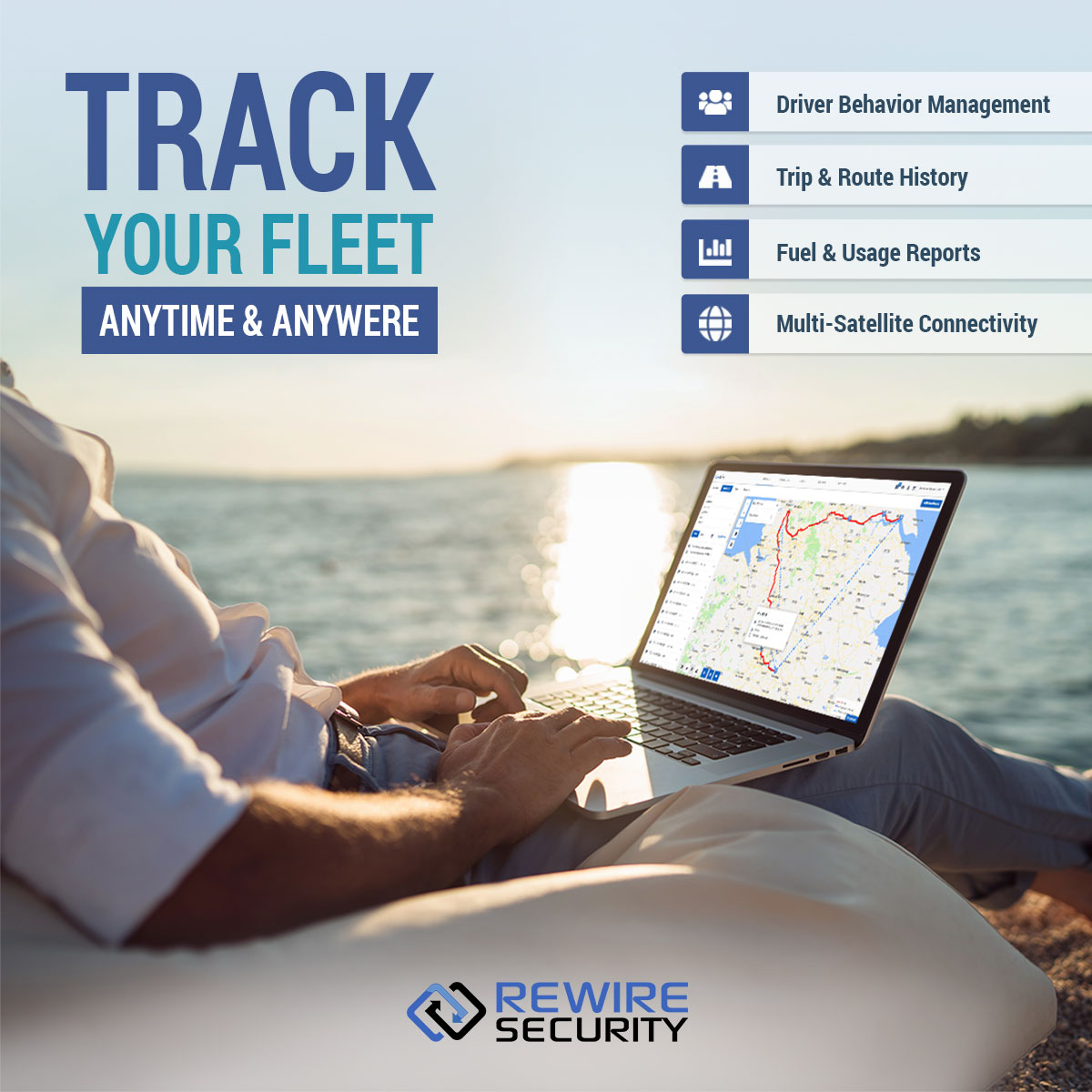 GPS Tracking Software - Rewire Security